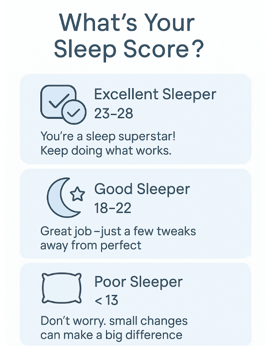 How to Improve Your Sleep Score - Feels Comfort